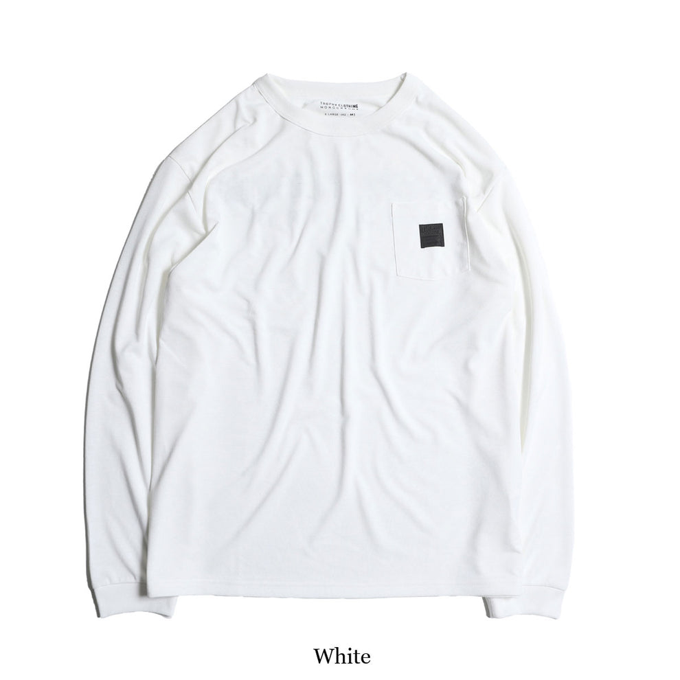 "MONOCHROME" Logo RD Pocket L/S Tee / TRMN-201 Trophy Clothing – TROPHY ...